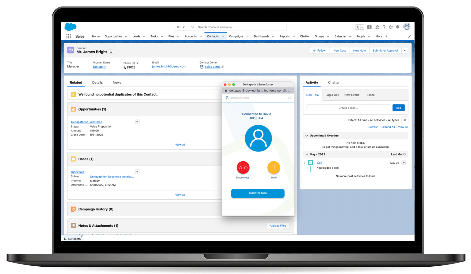 CTI Integration for Salesforce | Deltapath