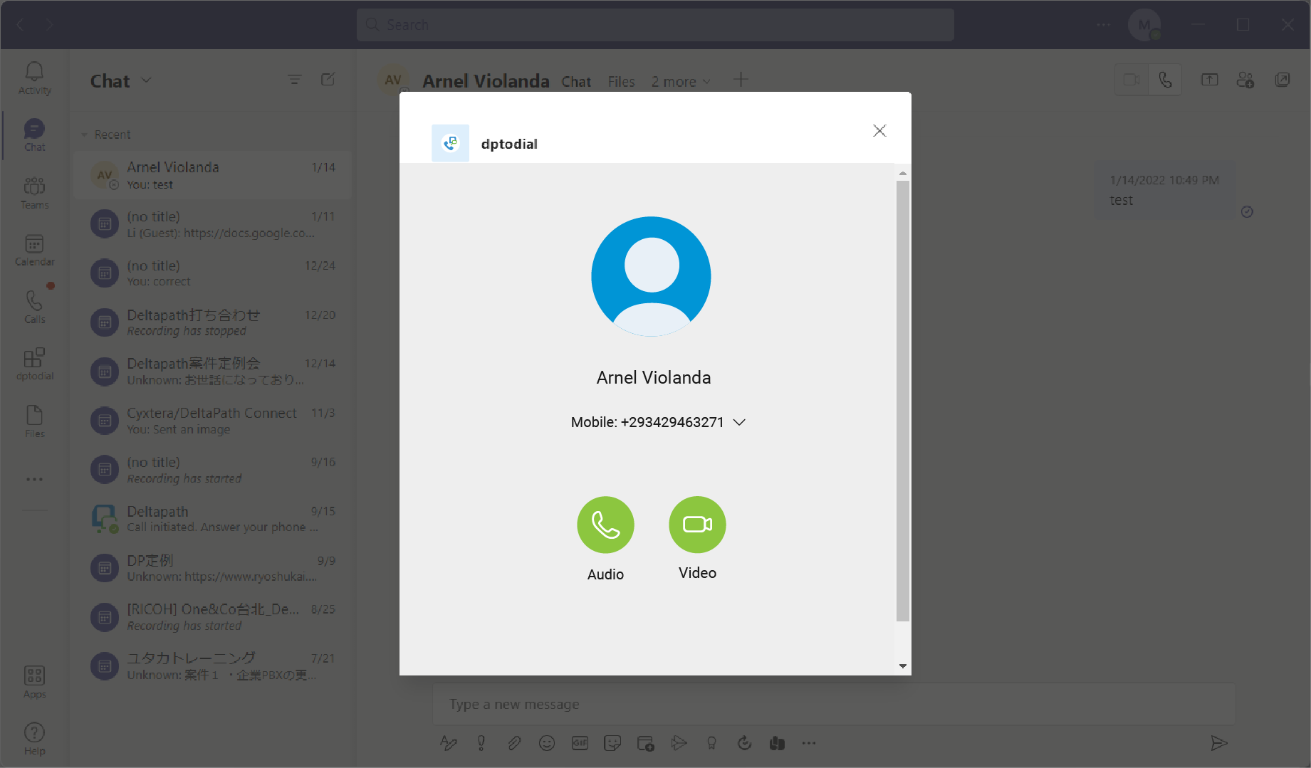 How to make phone calls from Microsoft Teams - Deltapath
