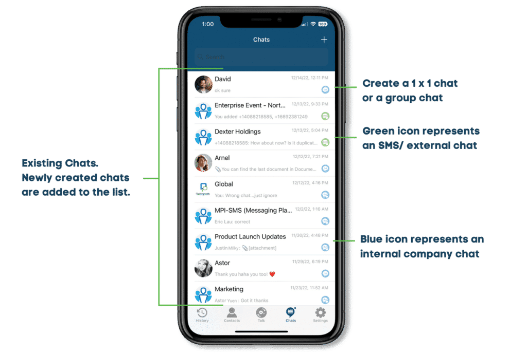 Business Text Messaging App | Deltapath